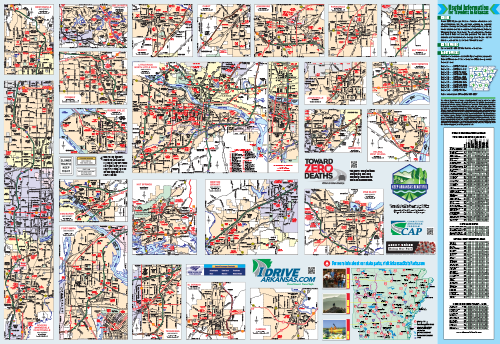 Arkansas State Highway (Tourist) Map - Arkansas Department of ...
